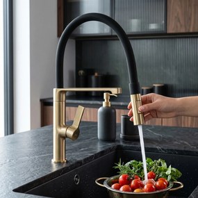Rea Lago, vysoká dřezová baterie, h-510, zlatá matná, REA-B9336