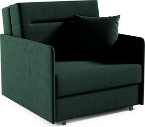 Eka Pohovka AMERYKANKA 172, 90 cm Barva látky: Černá (Kronos 07)
