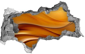 Wallmuralia Díra 3D fototapeta nálepka Vlny pozadí 95x73 cm