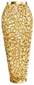 Zlatá váza Abstract Leaf 90 cm