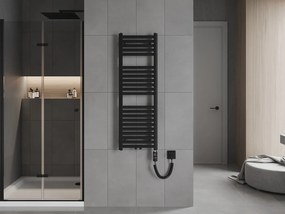 Mexen Hades, elektrické topné těleso 1200 x 400 mm, 600 W, černá, W104-1200-400-2600-70