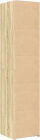 Skříň highboard dub sonoma 40 x 42,5 x 185 cm kompozitní dřevo 3281401