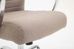 Kancelářská židle Tadlow - látkové čalounění | taupe