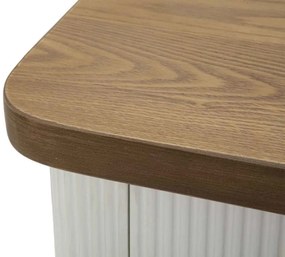 Designový noční stolek Tahigwa 48 cm bílý