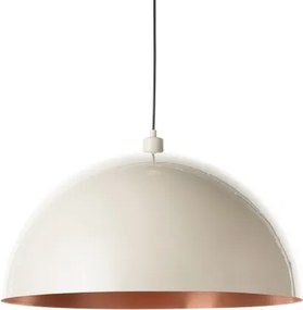 BRILAGI - LED Lustr na lanku METALO 1xE27/40W/230V pr. 40 cm béžová/měděná