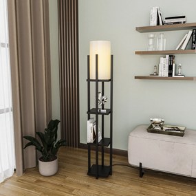 Opviq Stojací lampa Shelf Lamp - 8111, Černá