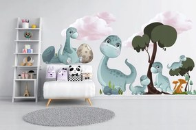 Nálepka na zeď roztomilý dino 60 x 120 cm