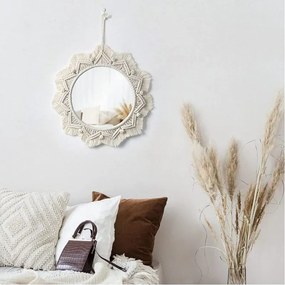 Tutumi REA, nástěnné zrcadlo Boho 50cm, 322047, HOM-03003
