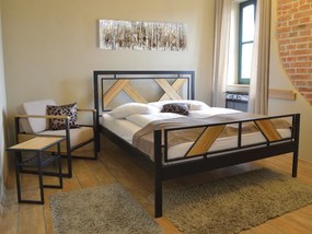 Iron Art DOVER kovaná postel pro rozměr matrace: 140 x 200 cm