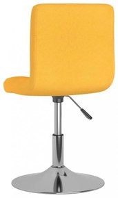 Barová židle látka / kov Dekorhome Černá
