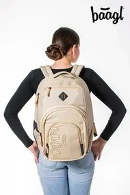 BAAGL Batoh Coolmate Beige / 35 l