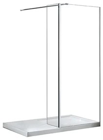 Besco Panel ke sprchovému koutu Walk-In AVEO B/AVEO DUE B 30 (50), výška 195 cm Rozměry (cm): šířka: 30, Barva profilů a typ výplně: profily: černá, výplň: transparent