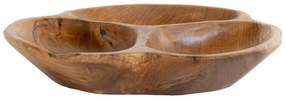 Miska Nora z teakového dřeva 30 cm