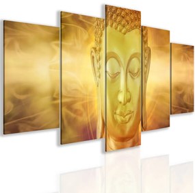 Malvis ® Obraz zlatý Buddha Velikost: 100x50 cm