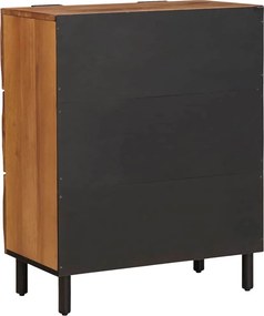 Servírovací skříň 2 ks 60 x 33 x 75 cm Masivní mangové dřevo 3310034
