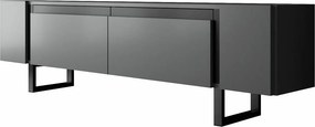 Televizní stolek Yildiz Anthracite and Black
