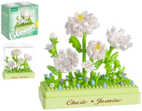 Stavebnice mini koco jasmín plast 285ks v krabičce 11x12x5cm