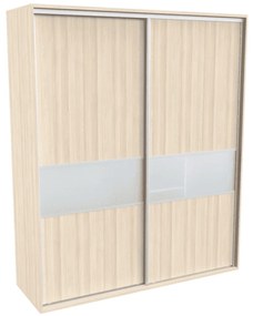 Šatní skříň FLEXI 2 s dělenými dveřmi Matelux (na výběr více variant)