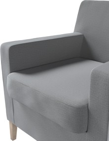 Potah na křeslo IKEA Karlstad barva šedá látka sametová