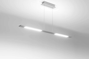 Stilnovo 9075 Lama, černé závěsné LED svítidlo, 48W LED 3000K, délka 120cm