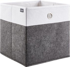 XXXLutz SKLÁDACÍ KRABICE, kov, textil, karton, 32/32/32 cm Carryhome - Boxy do regálů & krabice do regálů - 007968009106