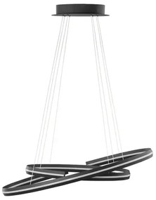LED lustr Torrente 40 černé
