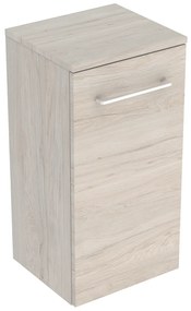 Geberit Selnova Square - Boční horní skříňka 650x330x297 mm, 1 dvířka, světlý ořech hickory 501.275.00.1