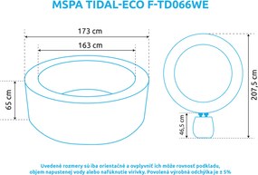 Mspa | Vířivý bazén MSPA Tidal ECO F-TD066WE | 11400306