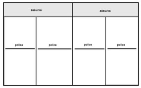 Natural - komoda N9 - dub ribbeck