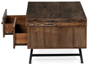 Konferenční stůl z masivu borovice, 120 x 60 x 48 cm