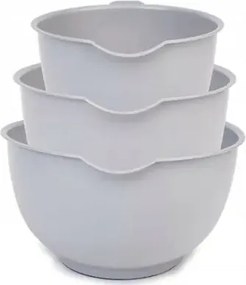 Curver Sada šlehacích mís šedá / 3 ks / 1.5 l + 2 l + 2.5 l