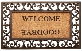 Venkovní rohožka Welcome/Goodbye, 75,5x40 cm
