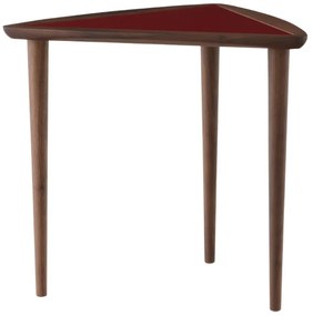OnaDnes -20% Audo CPH Červený ořechový odkládací stolek AUDO UMANOFF 42,5 cm