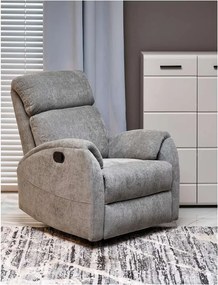 Polohovací křeslo Glinos, šedá