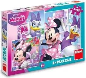 DINO Minnie a Daisy / 3x55 dílků / od 5 let