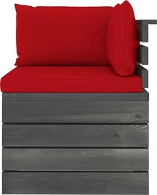vidaXL 7dílná zahradní sedací souprava z palet + podušky borové dřevo [3061883] Barva: krémová