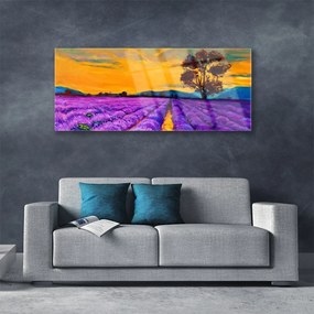 akrylový obraz Pole Krajina 125x50 cm
