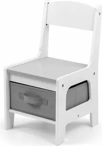 Set stolek a dvě židle Sven bílá / Dětský nábytek / Stůl + 2 židle
