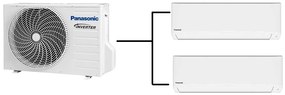 Klimatizace Panasonic TZ 1+2 (2kW + 2,5kW) Multi-split R32