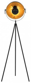 Stojací lampa černá / zlatá Dekorhome 51 cm
