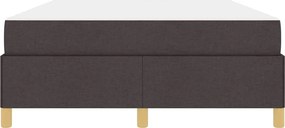 Rám postele Tmavě hnědá 160 x 200 cm textil 3398951