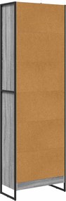 Knihovna 60 x 30 x 189,5 cm Kompozitní dřevo Šedá Sonoma 3403001