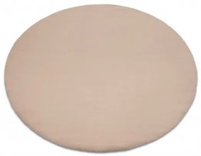 Dywany Lusczow Kulatý koberec BUNNY béžový, velikost kruh 100