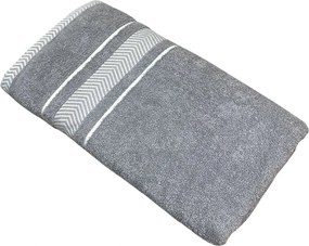 Froté ručník deluxe Monako šedý 30 x 50 cm TiaHome