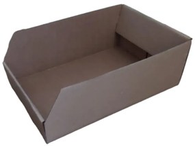 Úložné boxy na oblečení, organizéry do skříně EKO KARTON 27x40x13 - zkosený