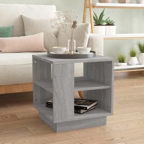 Konferenční stolek šedý sonoma 40 x 40 x 43 cm kompozitní dřevo - Default Title