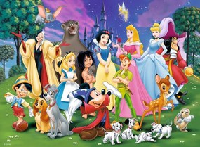 Ravensburger puzzle pohádkové disney postavy xxl 200 dílků