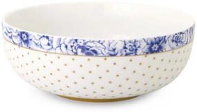 Pip Studio Royal White miska ∅15cm, bílo-modrá