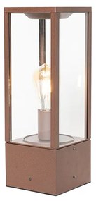 Průmyslová venkovní stojací lampa rezavě hnědá 40 cm IP44 - Charlois