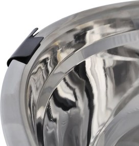 Nastavitelný stojan s nerezovými miskami pro krmení psů - 2 x 4,1 L 170093